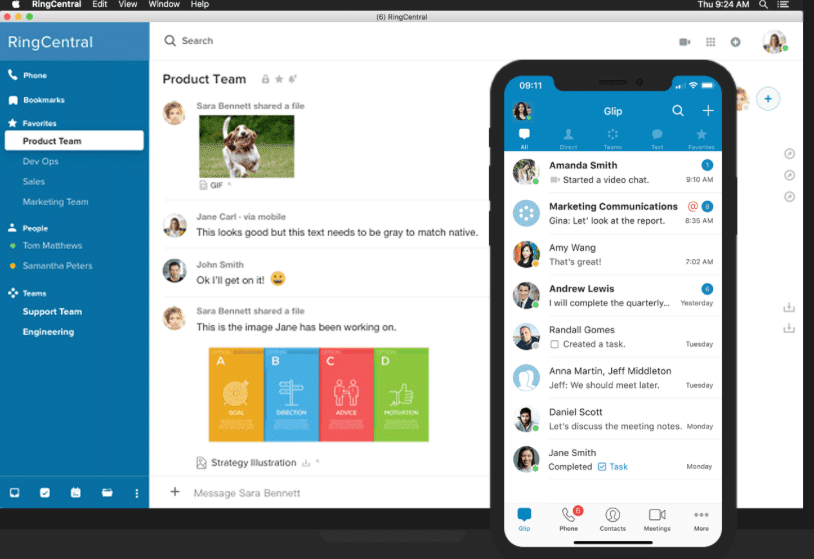 Glip Software Review - Pricing, Features, Screenshots and Overview!